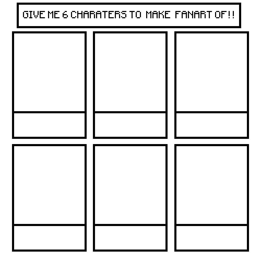 Pixilart - 6 fanart collab by Ice-Bell