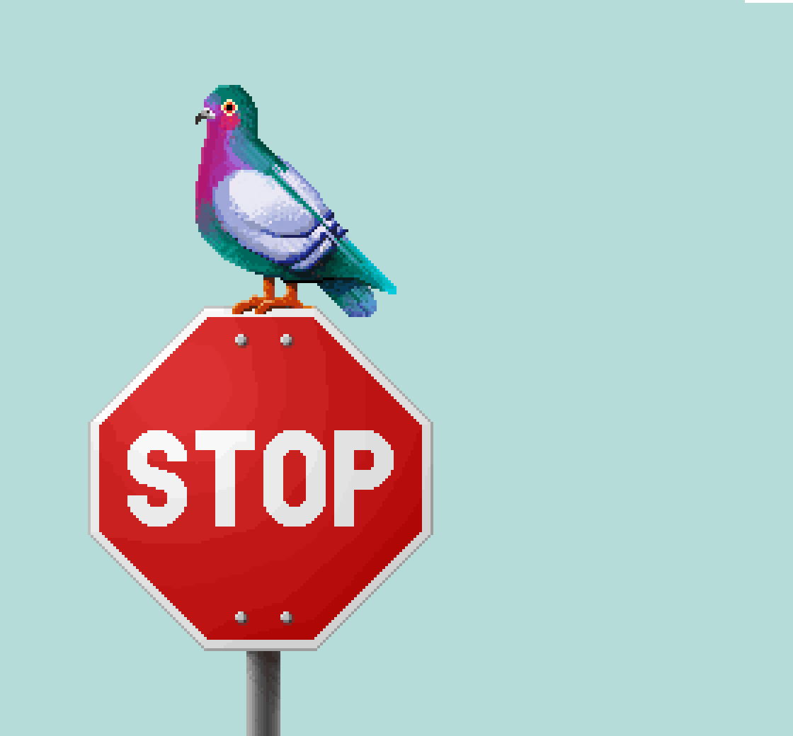 Pixilart - Stop Sign 01.03.19 by mamanon