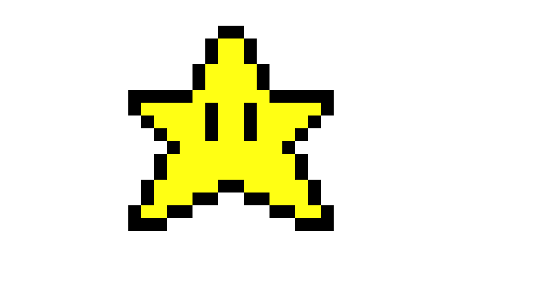 Editing Mario Star - Free online pixel art drawing tool - Pixilart