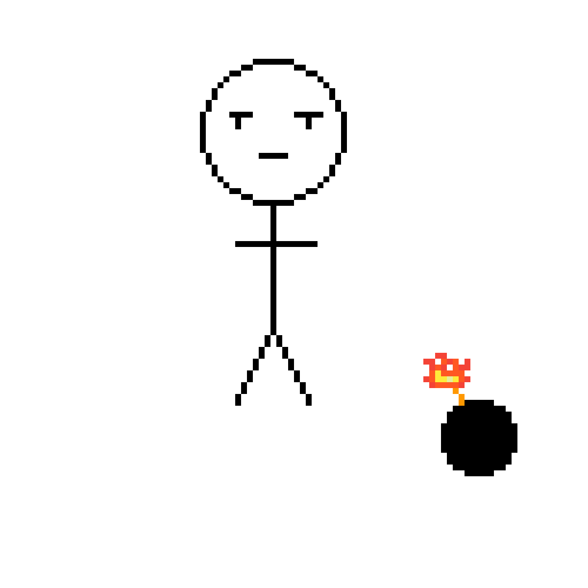 Pixilart - Mr Stick man s bad day by Hellothere1