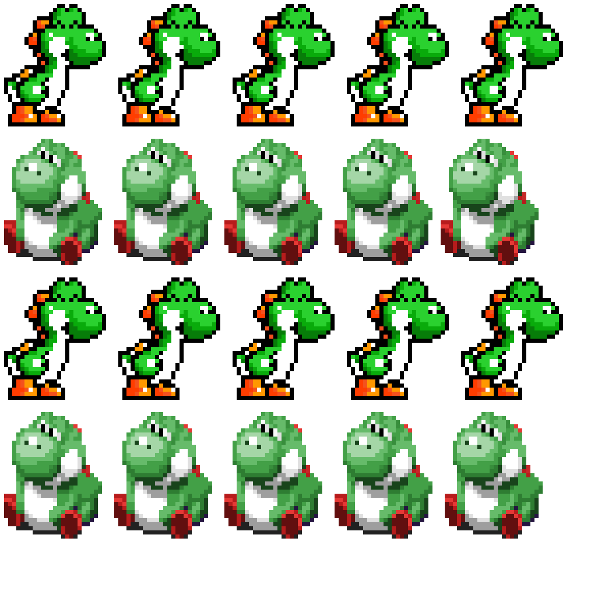 Editing Create ur own yoshi - Free online pixel art drawing tool - Pixilart