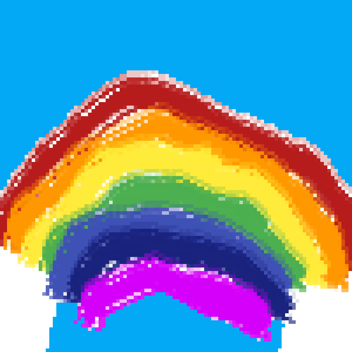 Pixilart - simple rainbow by Sam-ehrig-home