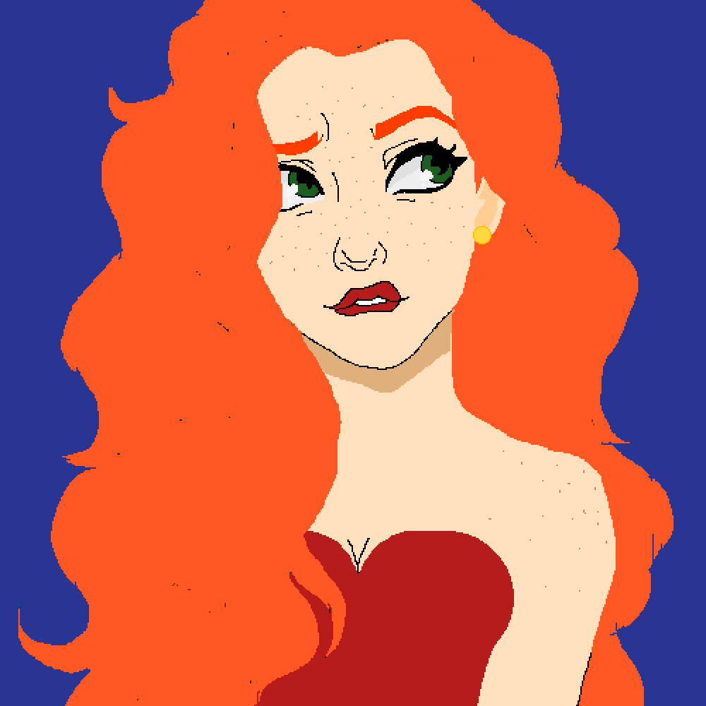 Editing Jessica Rabbit - Free online pixel art drawing tool - Pixilart