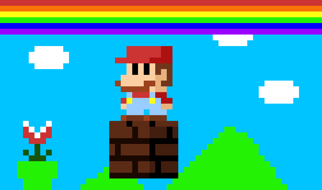 Pixilart - Mario by Libbyh