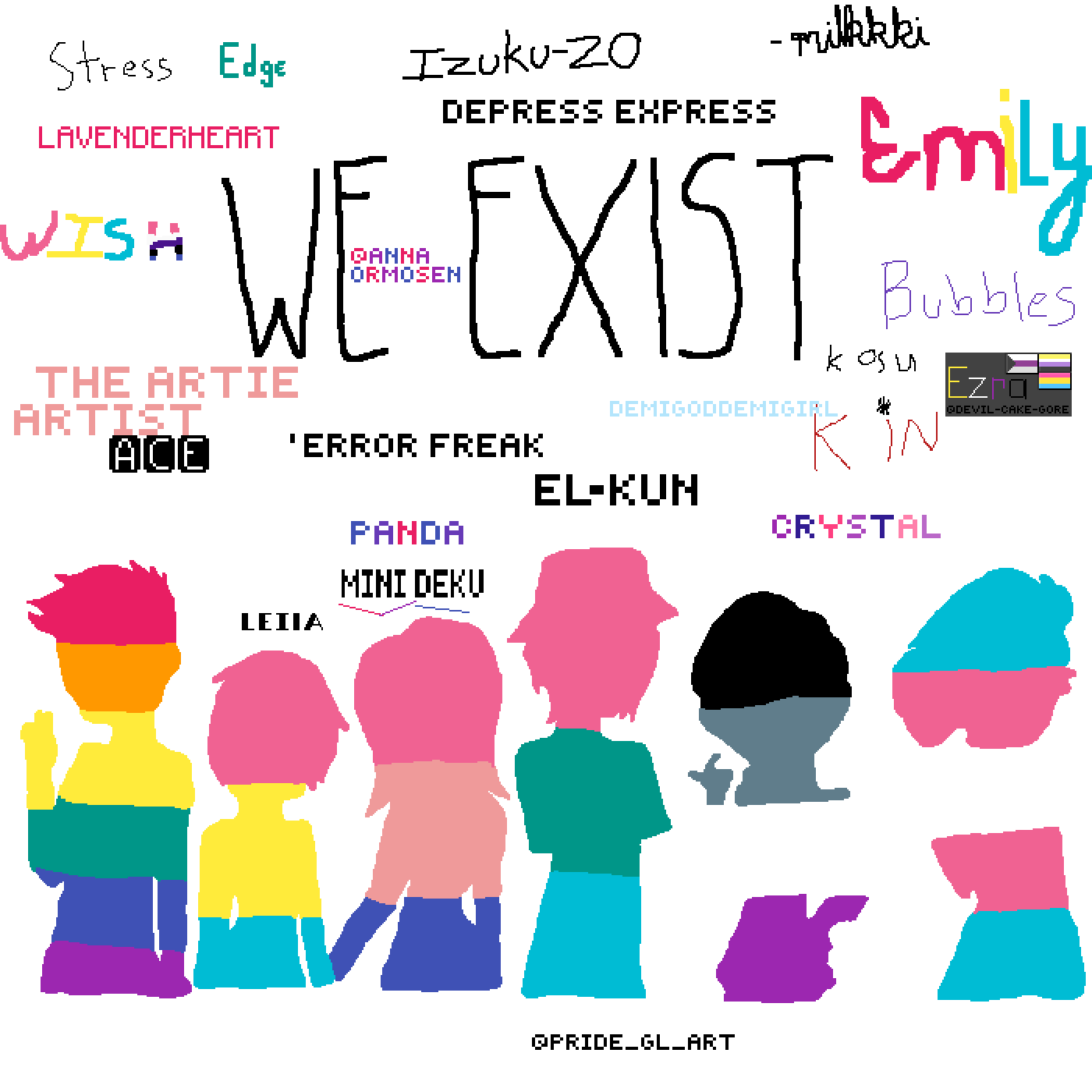 Editing We are here - Free online pixel art drawing tool - Pixilart