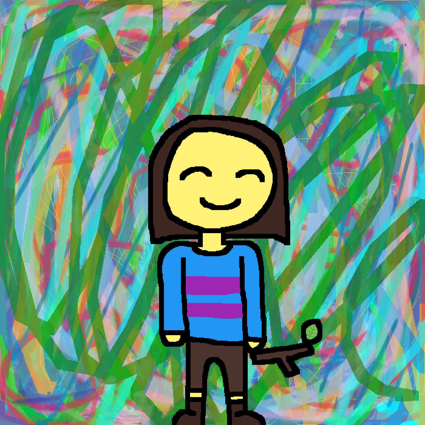 Pixilart - Frisk by Chara12341