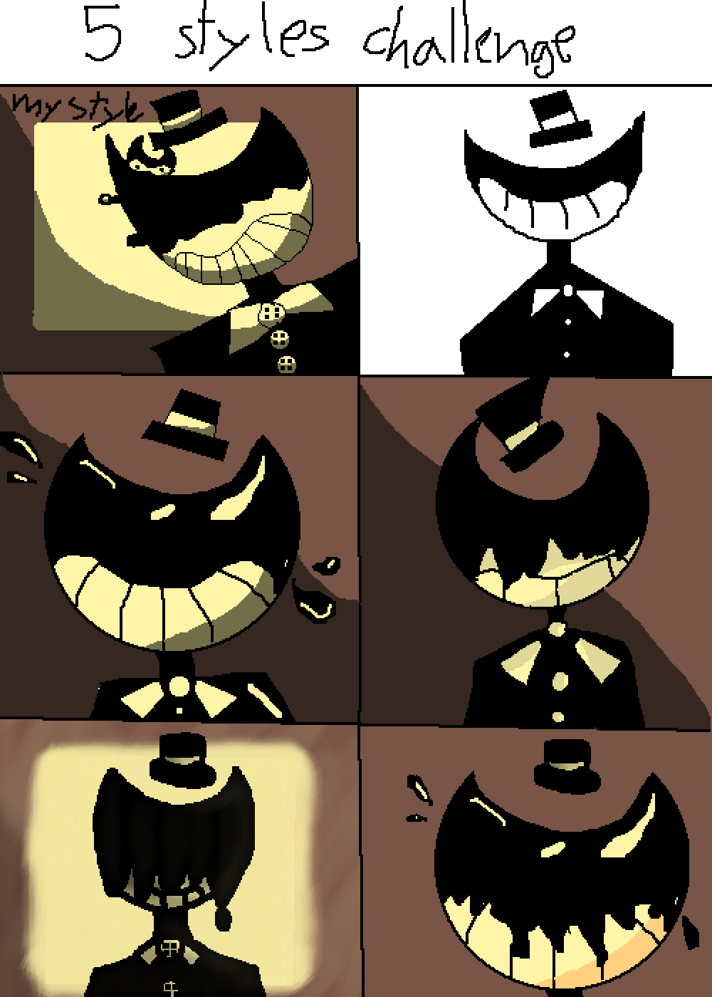 Editing bendy - Free online pixel art drawing tool - Pixilart