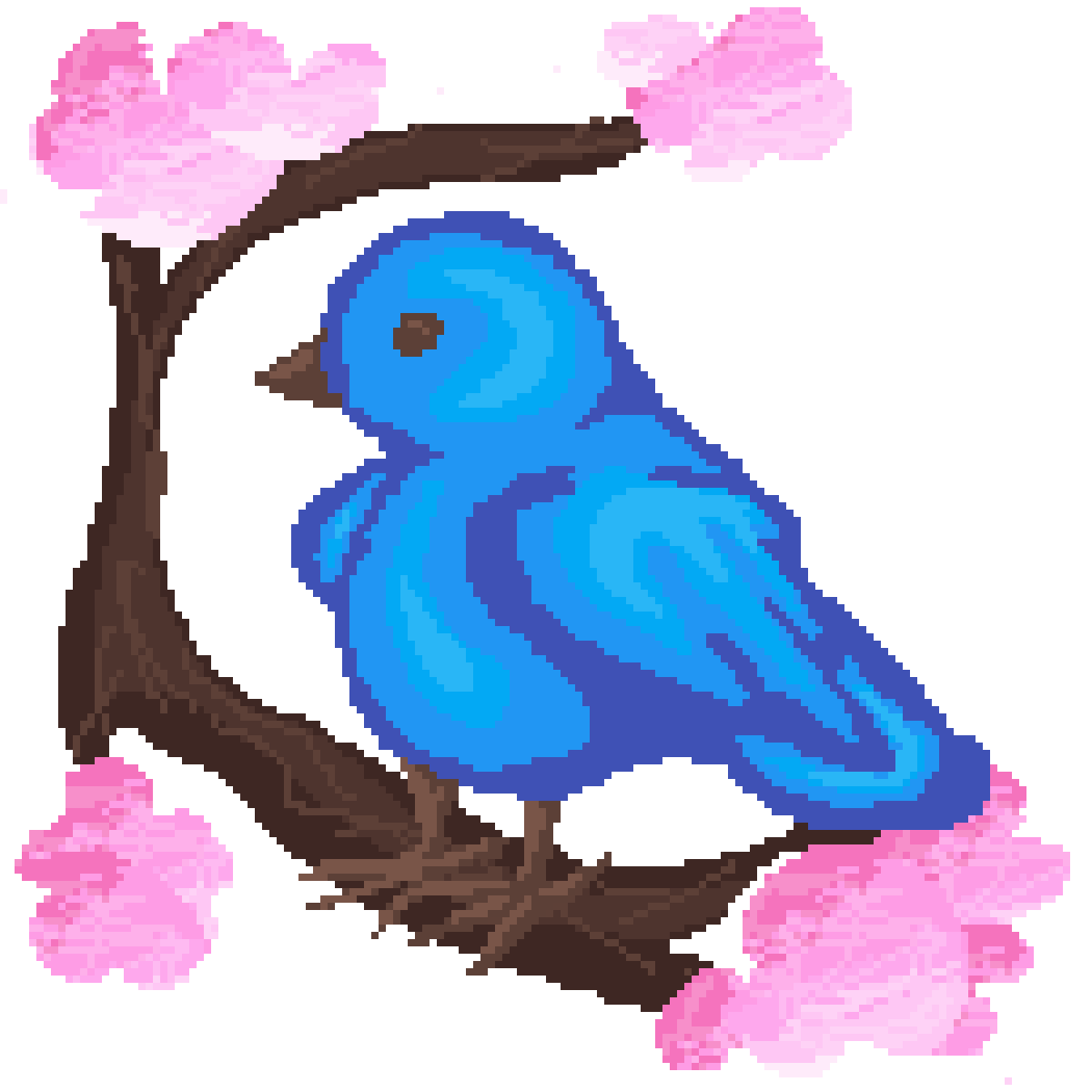 Pixilart - Lil Blue Bird by Nyakopa