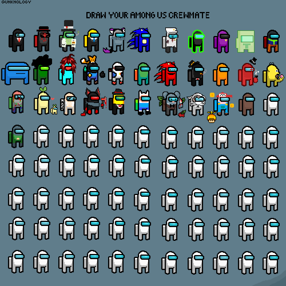 Editing Doomguy crewmate - Free online pixel art drawing tool - Pixilart