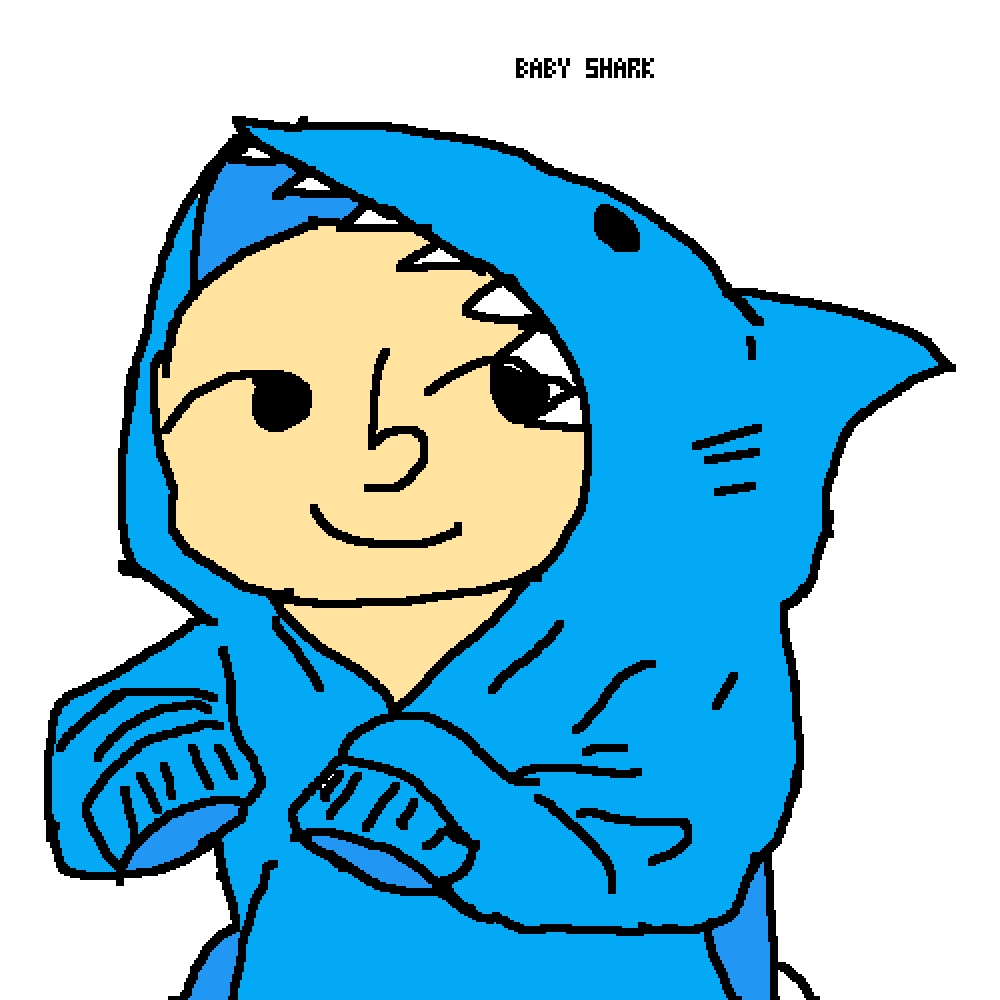 Editing baby shark do do do do - Free online pixel art drawing tool ...