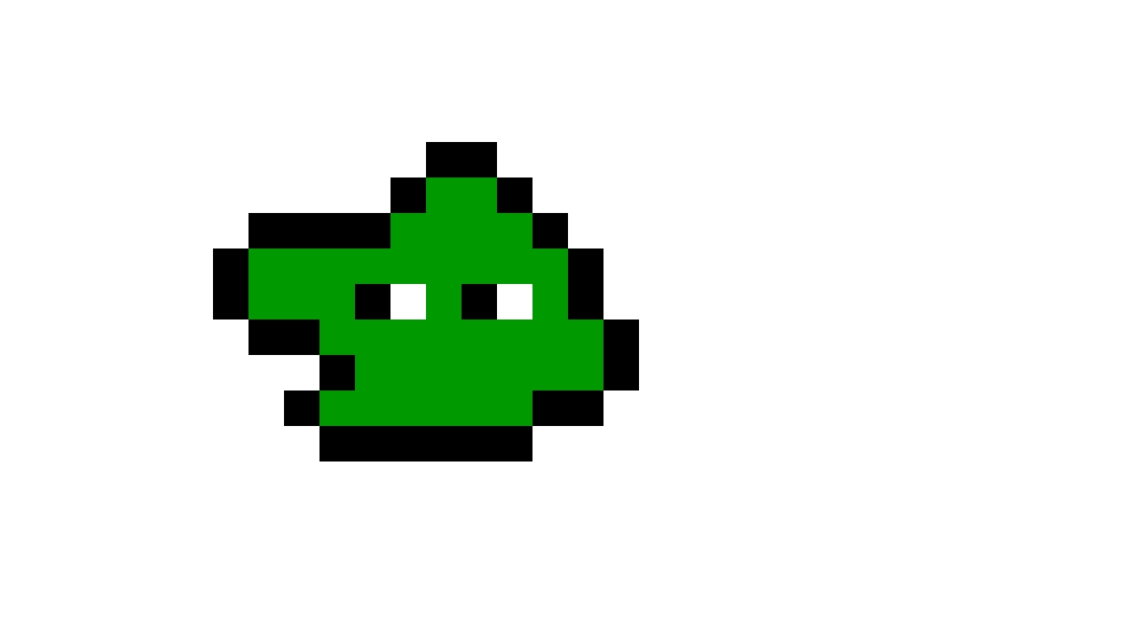 Editing Green Goo-Monster - Free online pixel art drawing tool - Pixilart