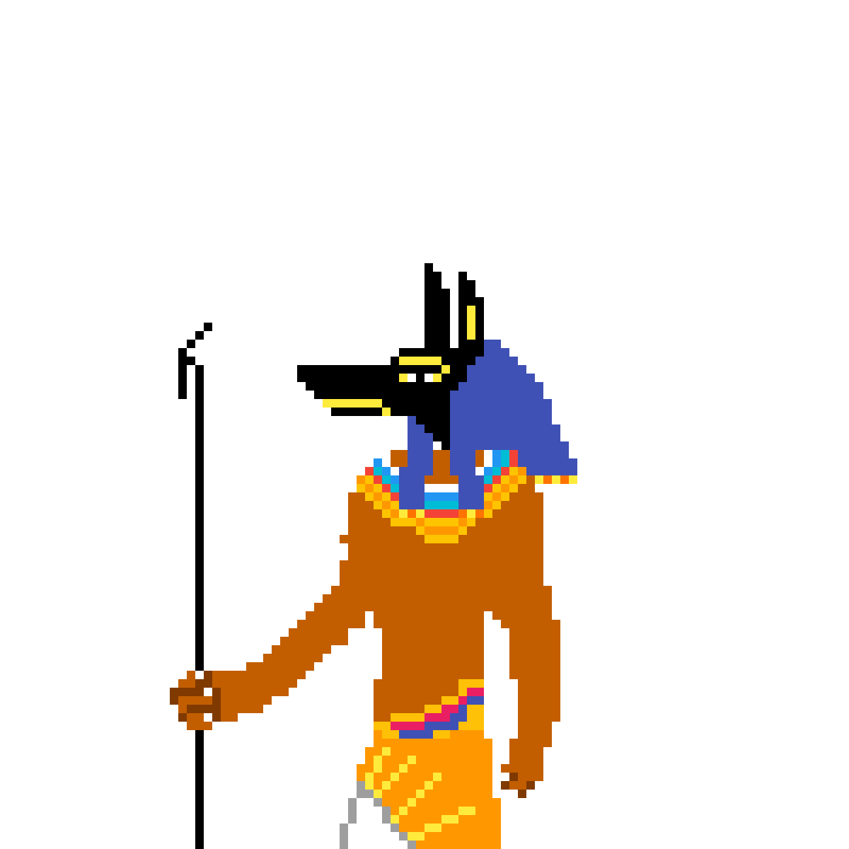 Editing anubis - Free online pixel art drawing tool - Pixilart