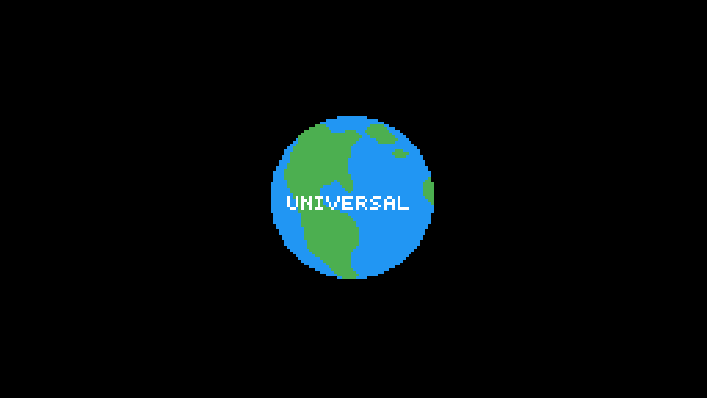 Editing UNIVERSAL logo showcase - Free online pixel art drawing tool ...