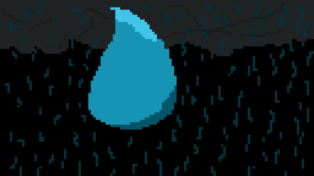 Pixilart - Rain Storm by FairyTailAqua