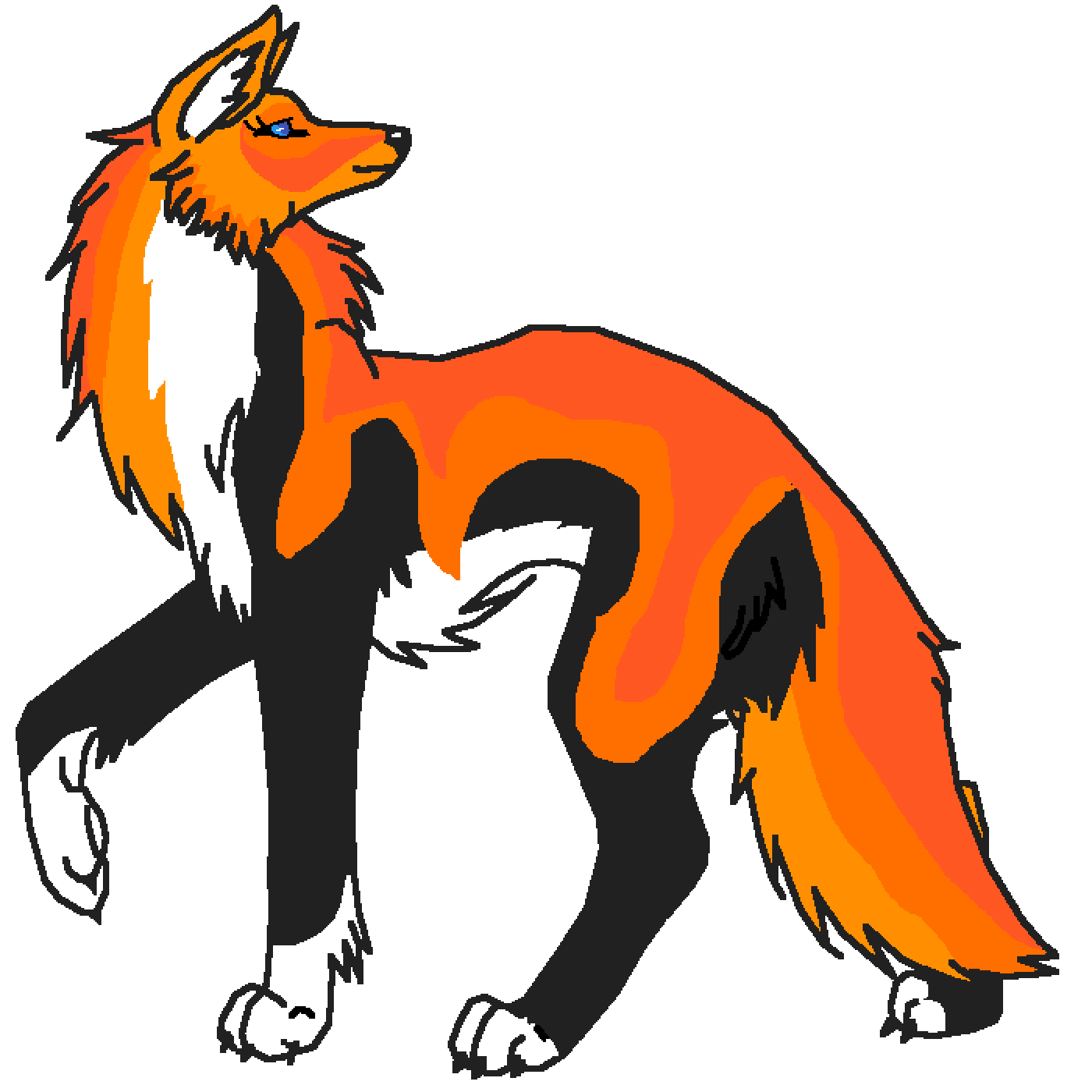 Editing Maned Wolf - Free online pixel art drawing tool - Pixilart
