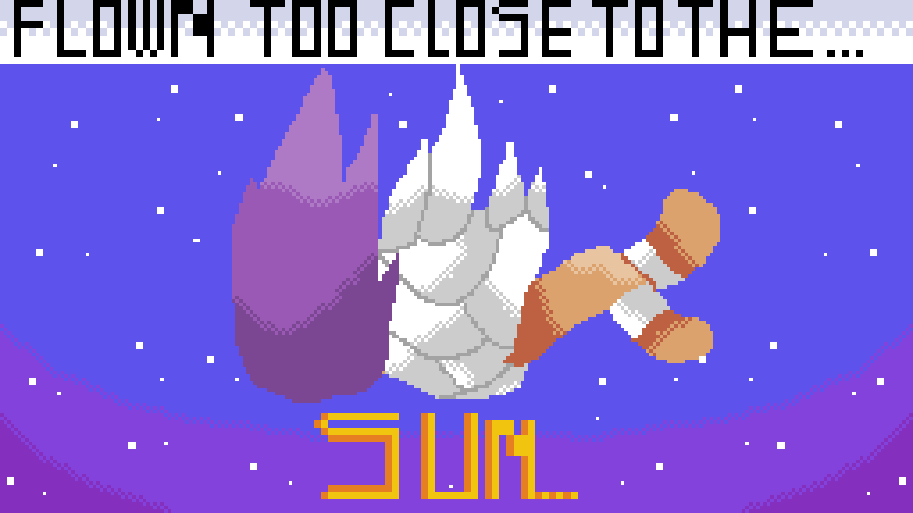 Pixilart - flow too close to the sun... by julaino
