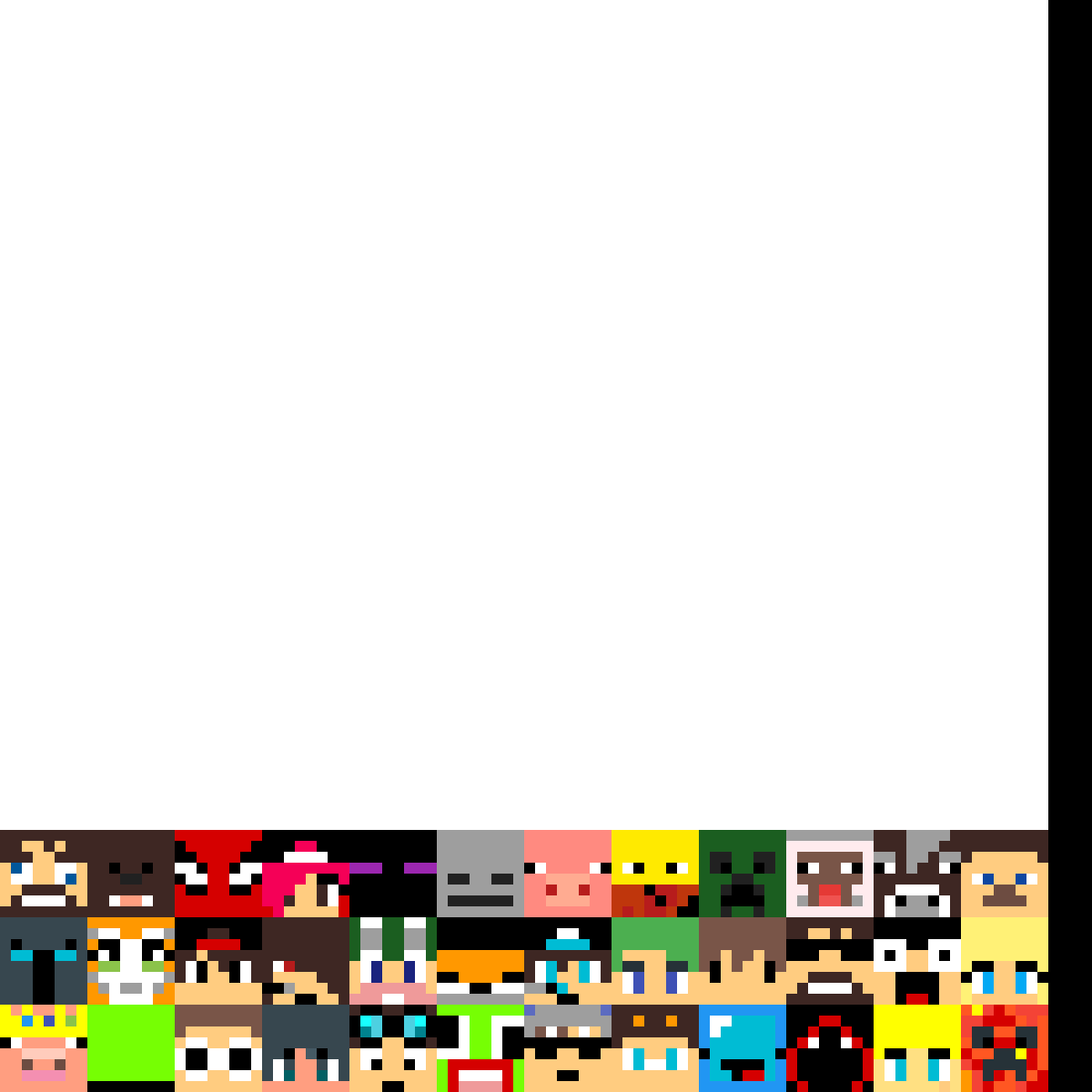 Edición minecraft heads - Herramienta gratuita de dibujo en línea de ...