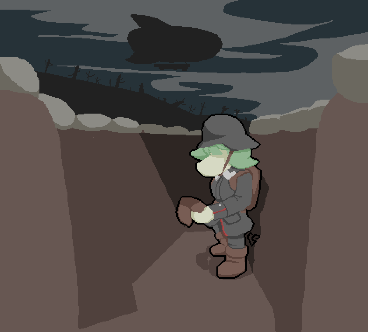 Editing Trenches collab - Free online pixel art drawing tool - Pixilart
