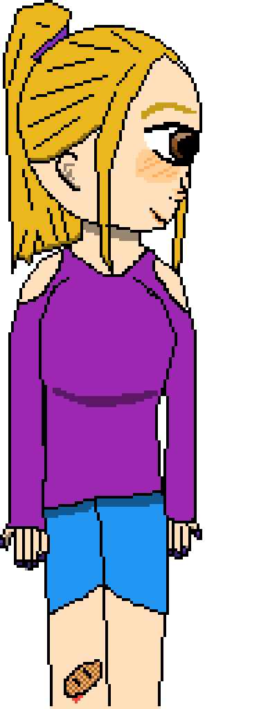 Editing human base Kate with a lag band aid - Free online pixel art ...