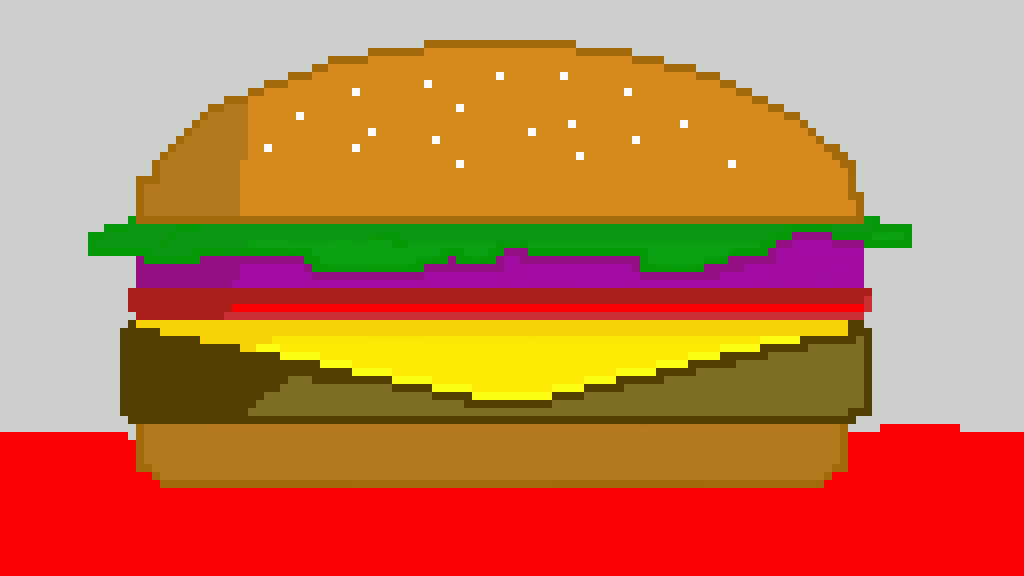 Pixilart - #Hamburger animation by XDG-Gaming