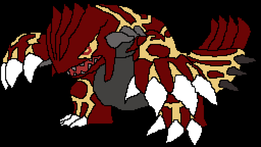 Pixilart - Primal Groudon by Den