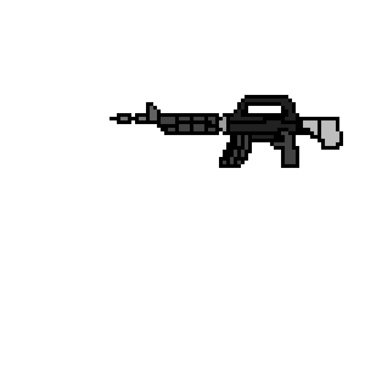 Editing M4a1 - Free online pixel art drawing tool - Pixilart