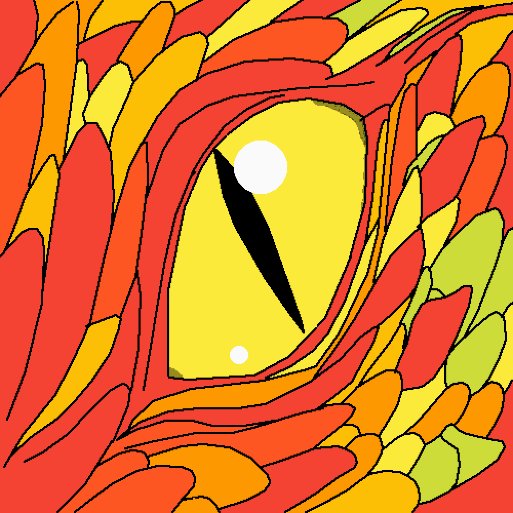 Editing dragon eye animation - Free online pixel art drawing tool ...