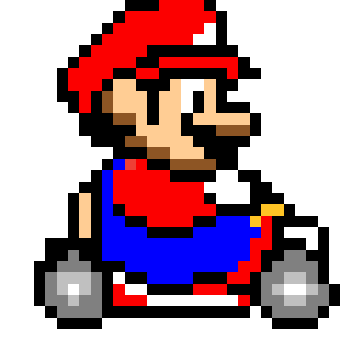 Editing Mario Kart - Free online pixel art drawing tool - Pixilart