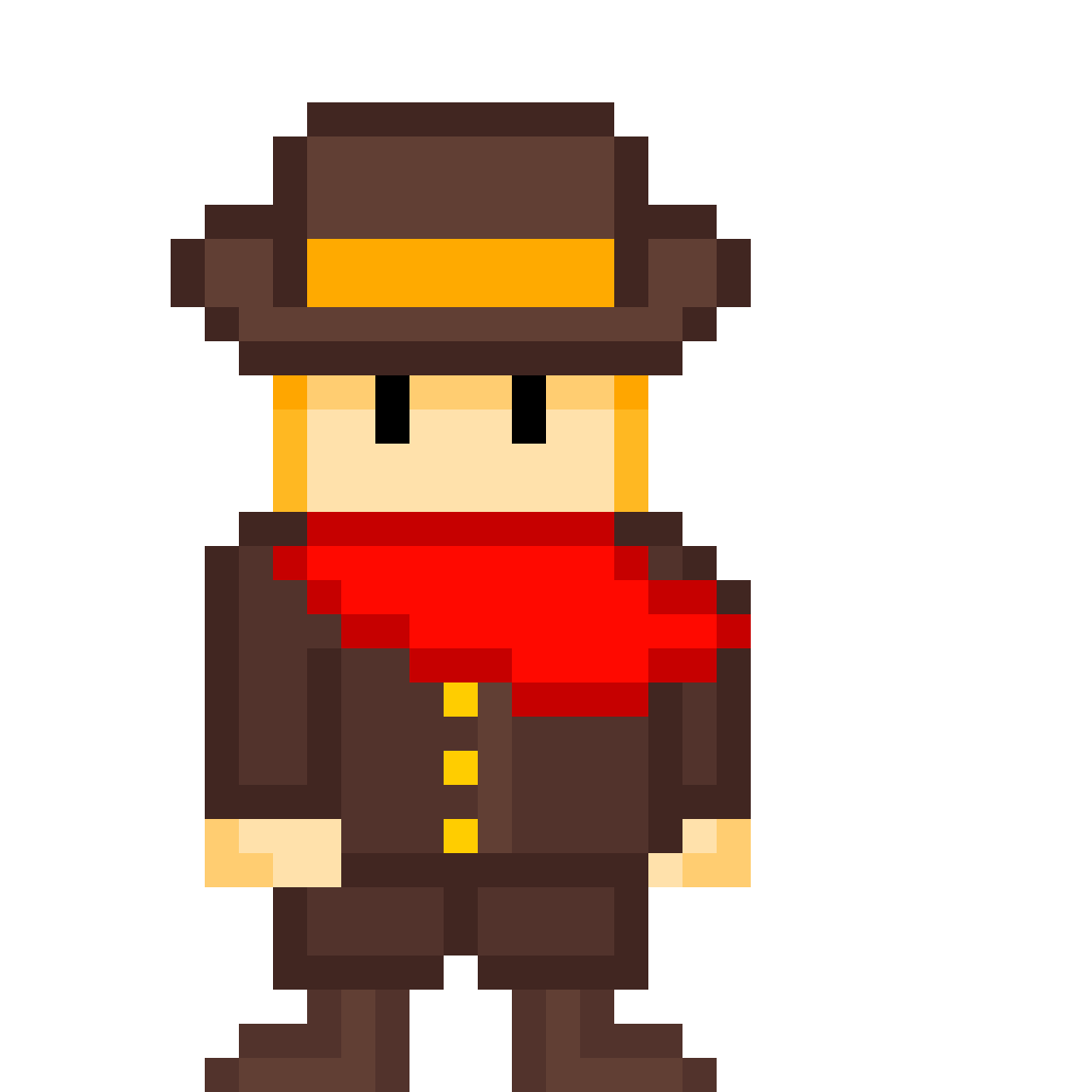 Editing cowboy.png - Free online pixel art drawing tool - Pixilart