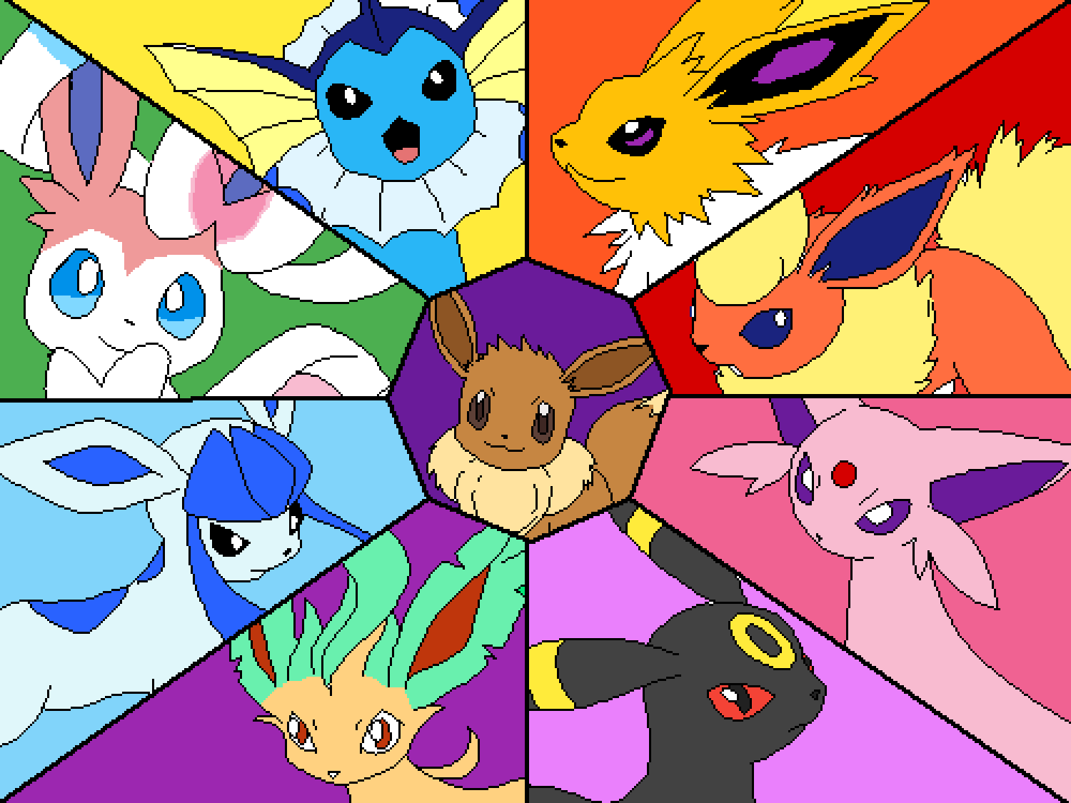 Pixilart - evee stages by ImPanAndProud42