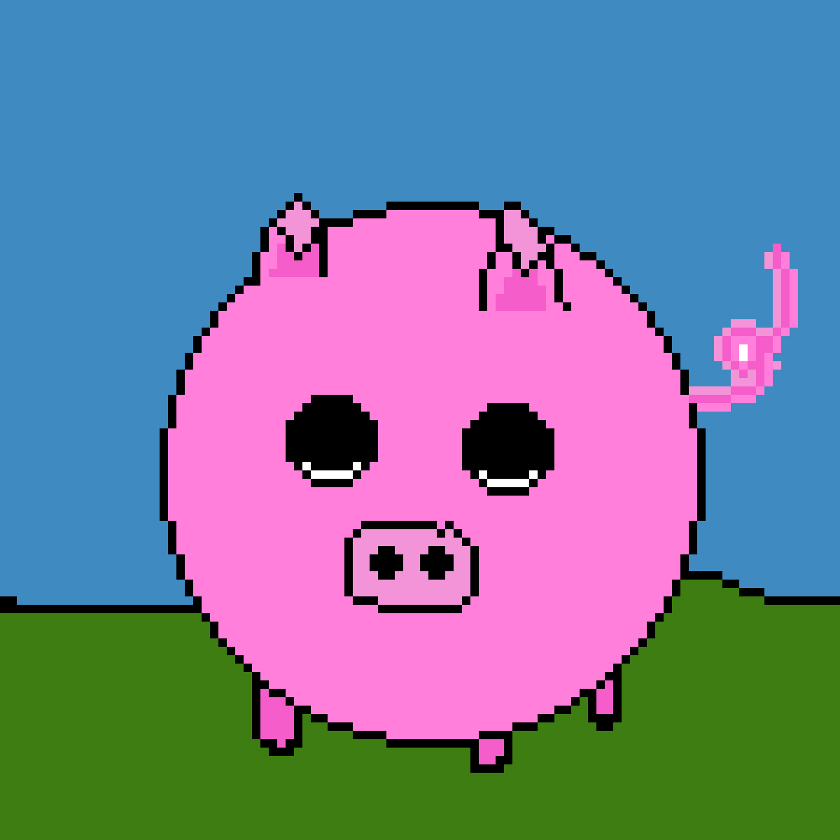 Pixilart - Oink by TigerRose