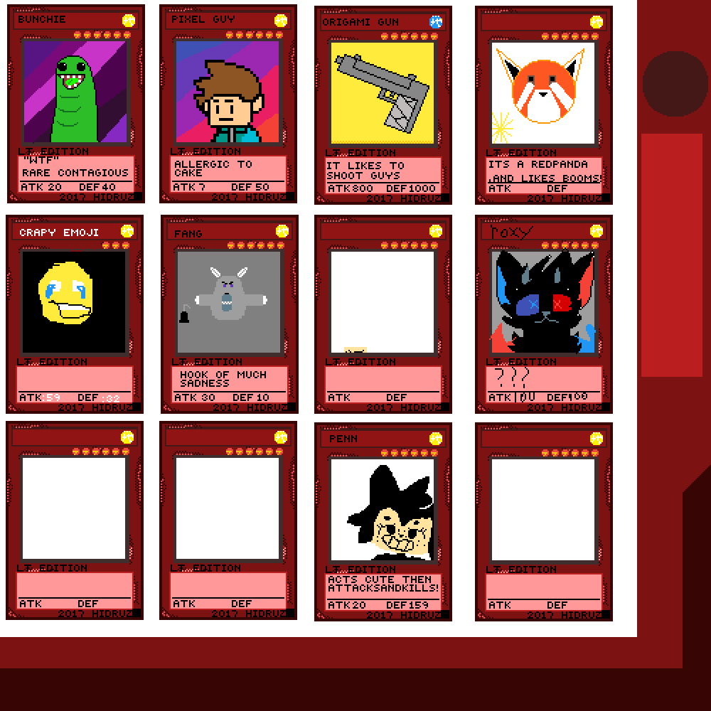 Editing Make Your Own Pokemon Card Uwu Free Online Pixel Art Drawing
