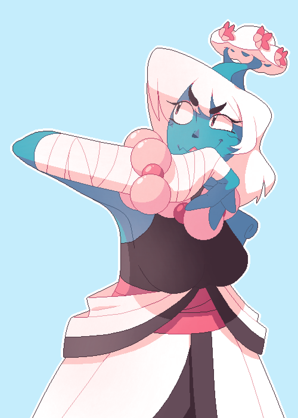 Pixilart - Shiromori (For @fshhbowl) by organs