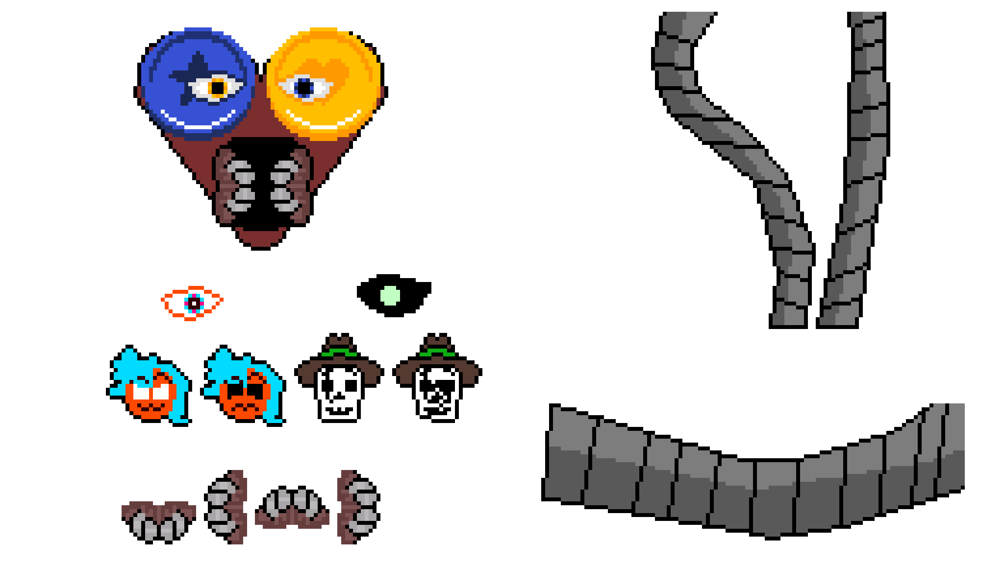 Pixilart - Attack Sprites by Tangy-Tangerine