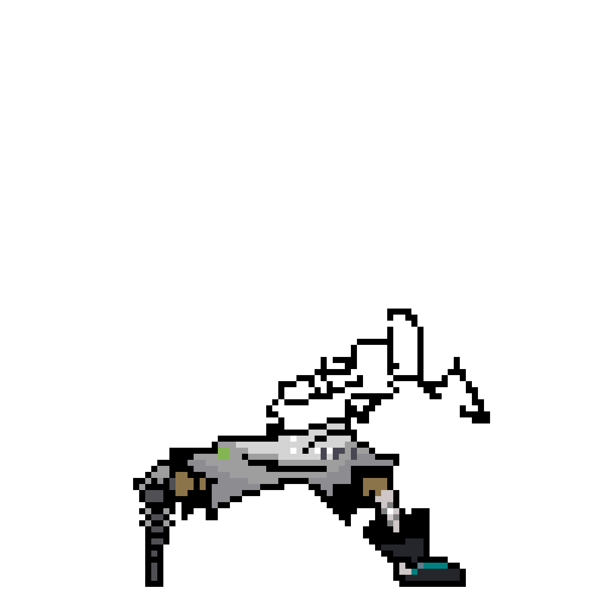 Pixilart - junkrat pixel by ToxicXF