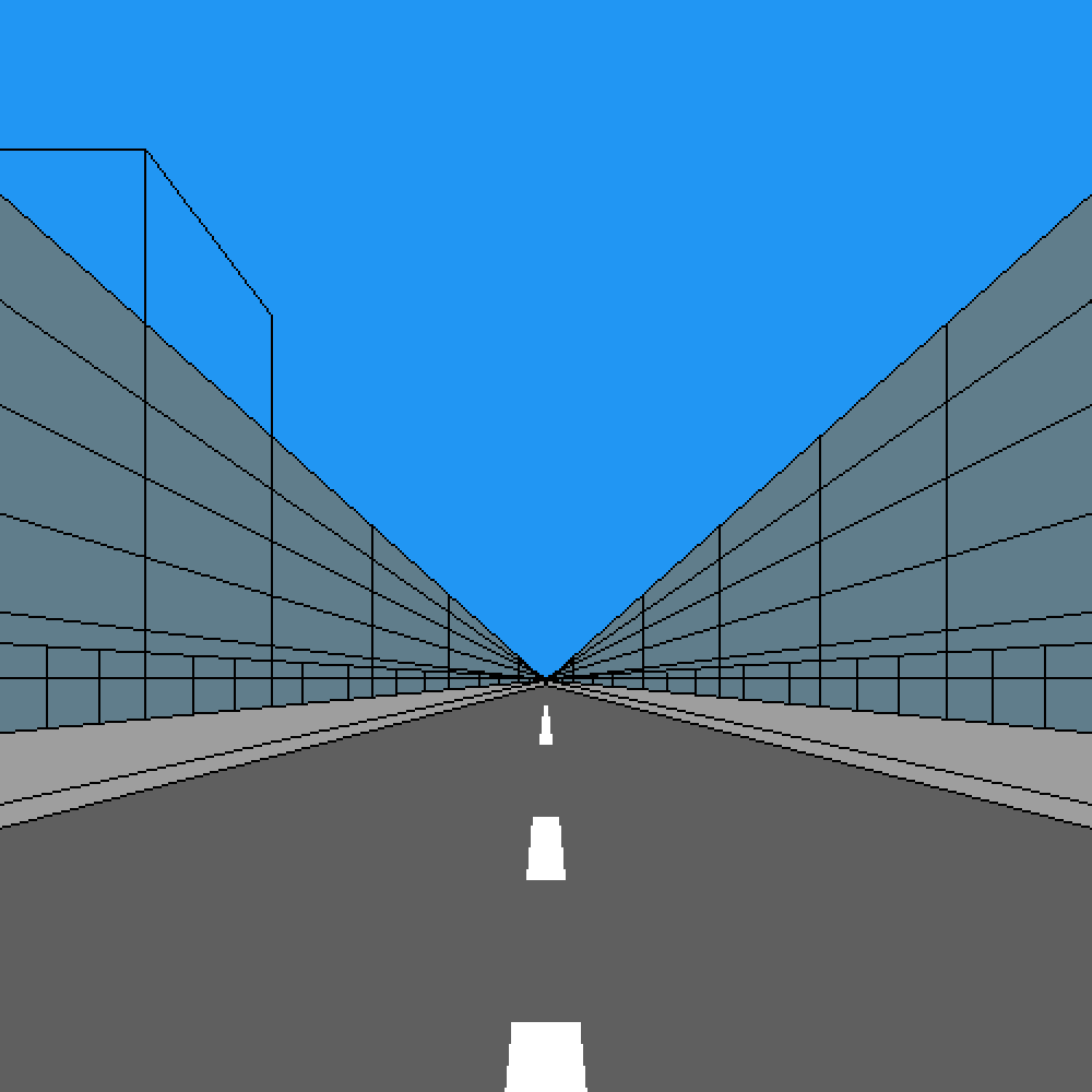 Pixilart - One point perspective base by Booshblast