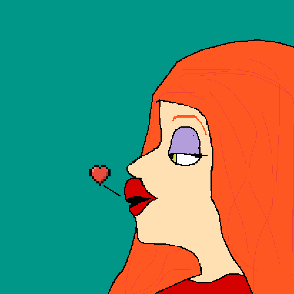 Pixilart - Jessica Rabbit by Tangy-Tangerine