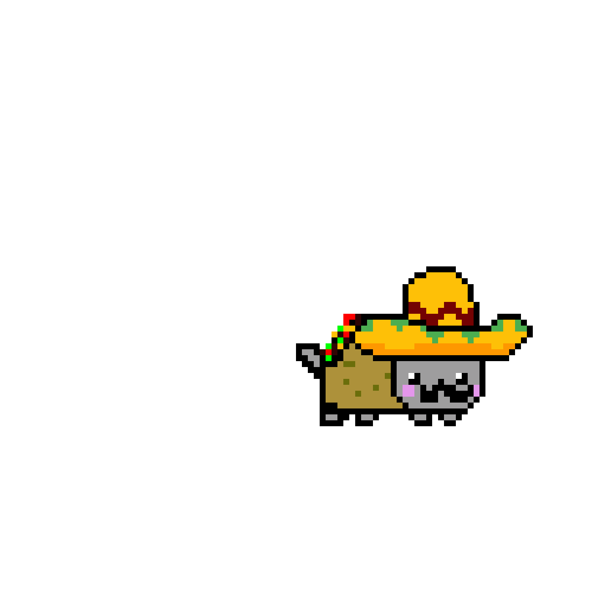 Pixilart - taco-cat by amendobobo100