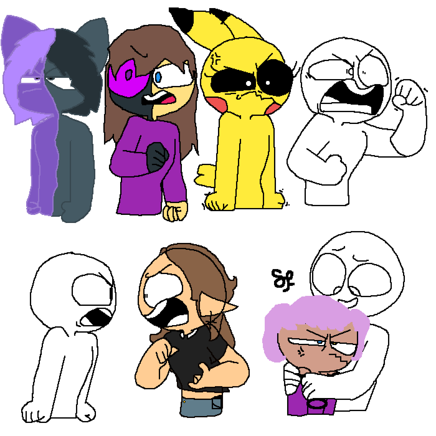 Pixilart - Mad Pose Base by analoguelover