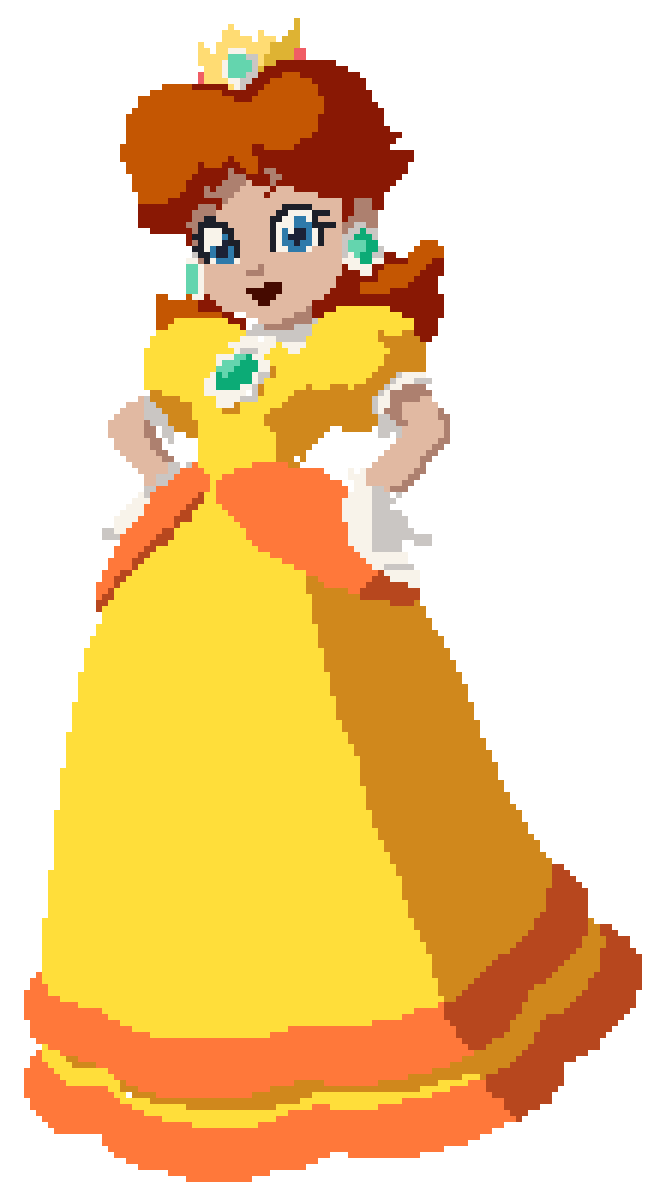 Pixilart - Princess Daisy by SuperMarioGirl
