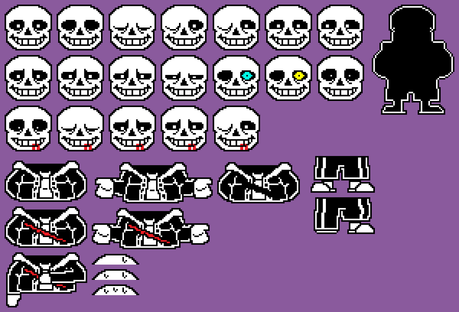 Pixilart - Sans Sheet V5 by JustGamin2