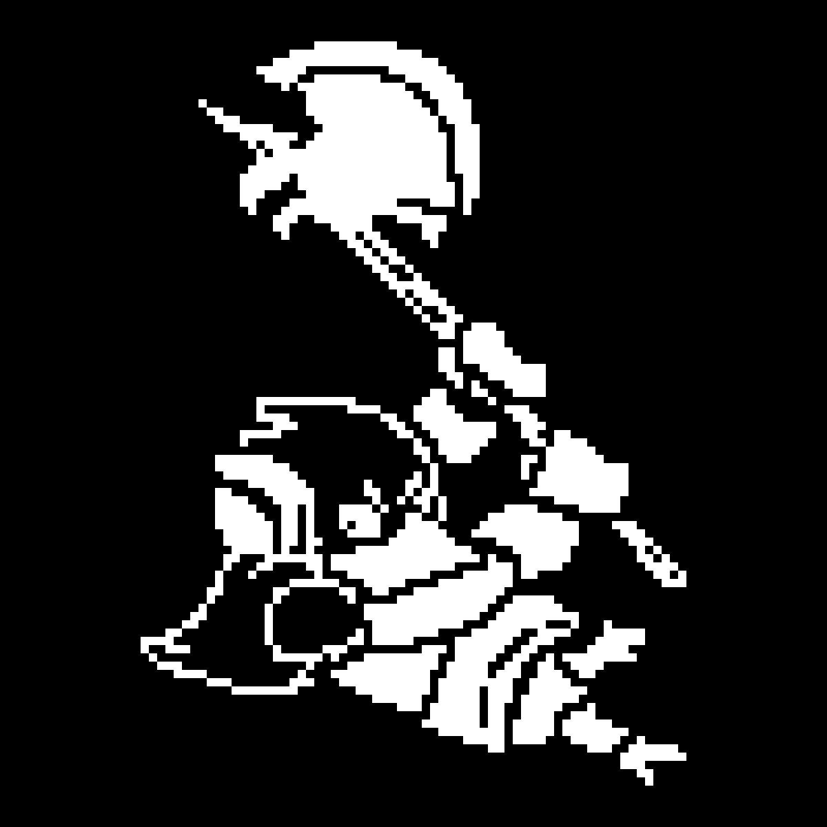 Pixilart - My Berdly Battle Sprite by Werdna-5002