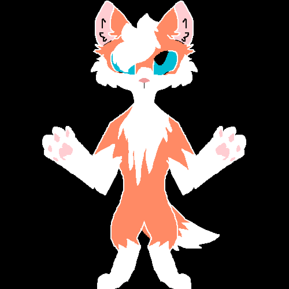 Editing Furry Peach Fox - Free online pixel art drawing tool - Pixilart
