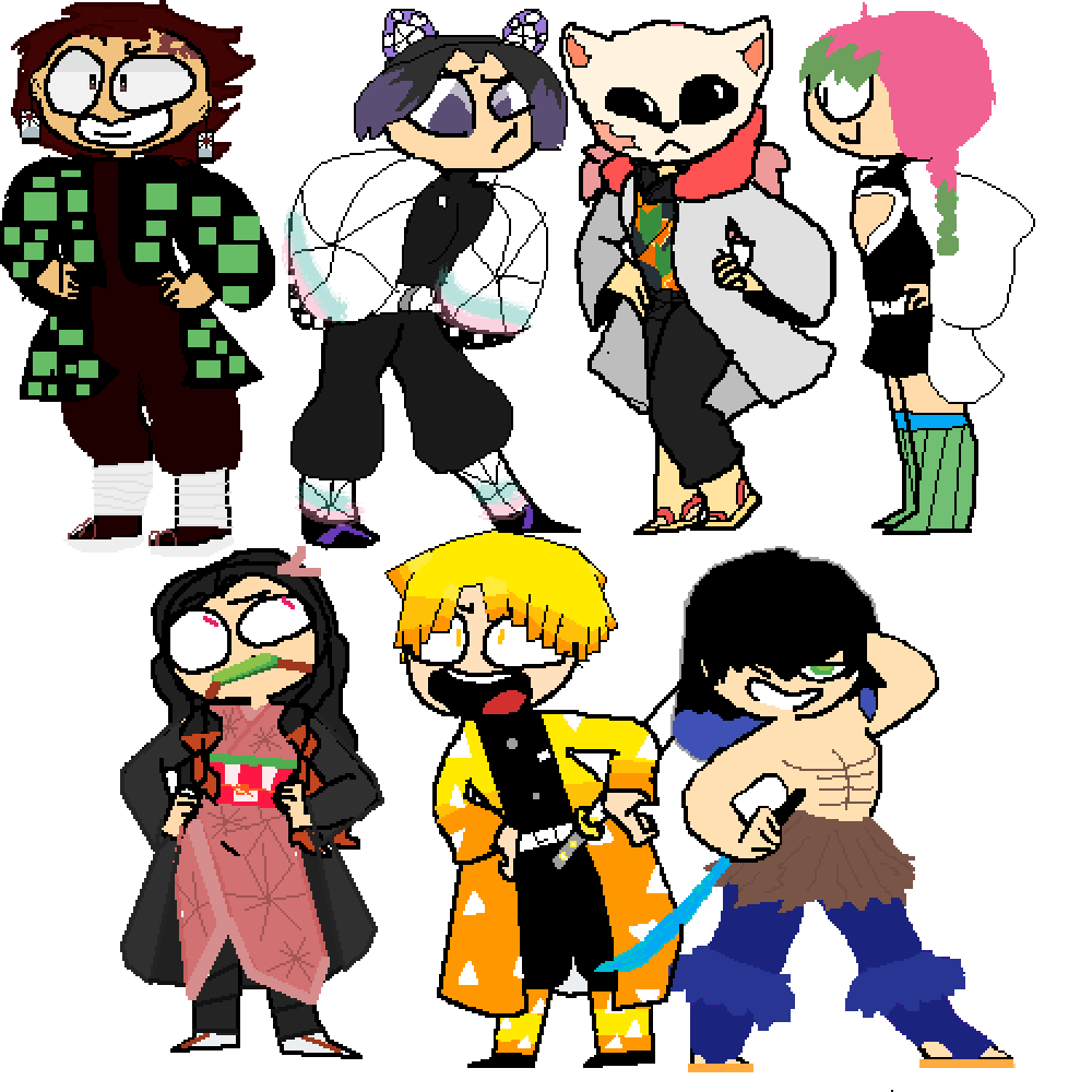 Editing Shinobu - Free online pixel art drawing tool - Pixilart