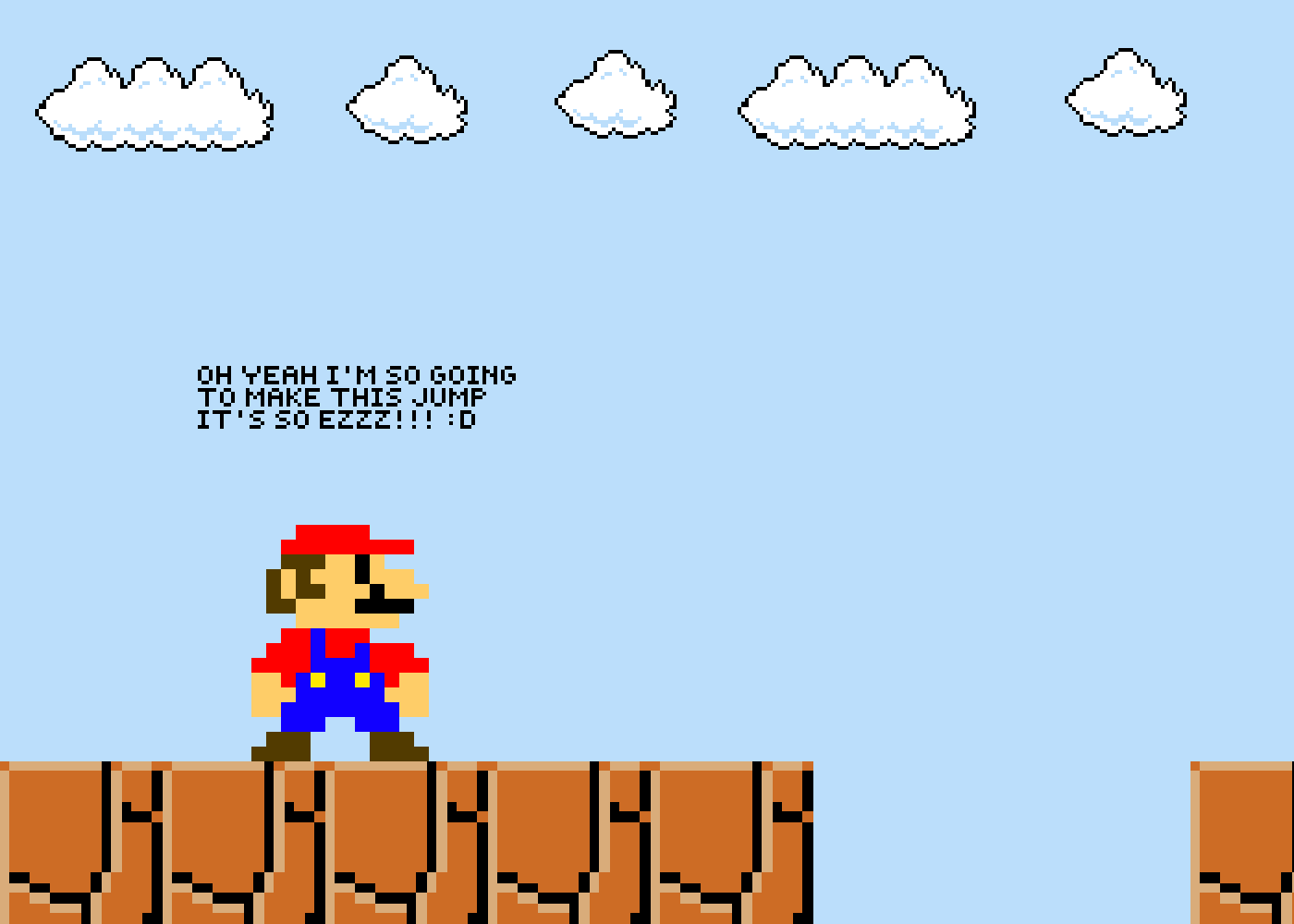 Pixilart - Impossible Mario by mehhhhh