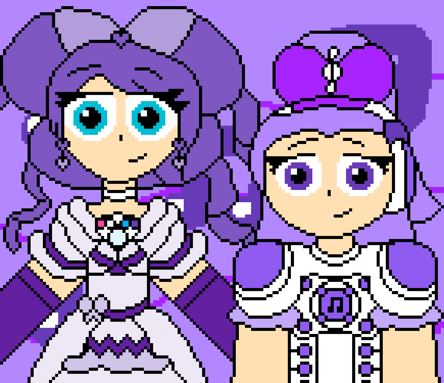 Pixilart - Cure Symphony and Mai by Tanyakhis