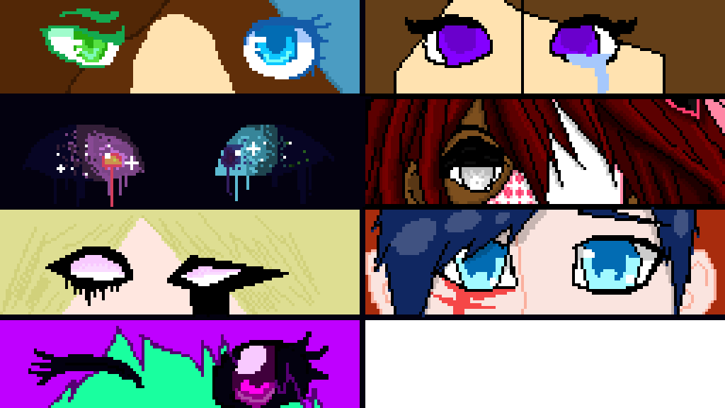 Pixilart - EYESHOT COLLAB by MeatCathedral