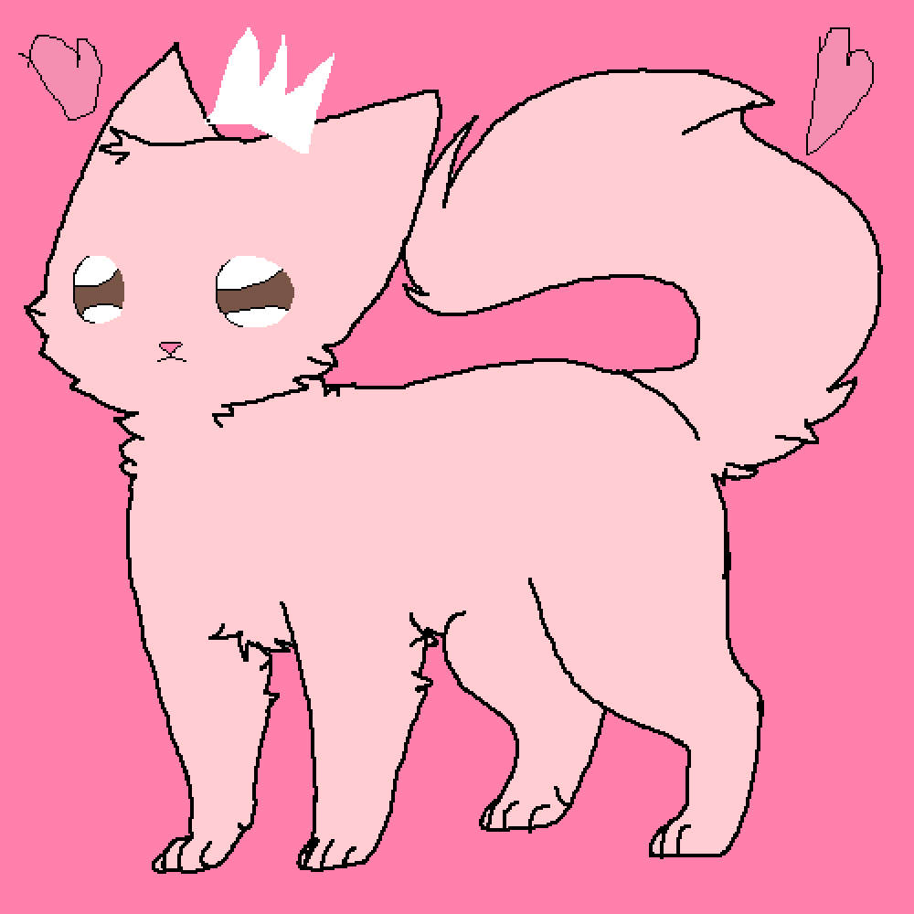 Pixilart - Milly cat as a cat by Moonlight268087