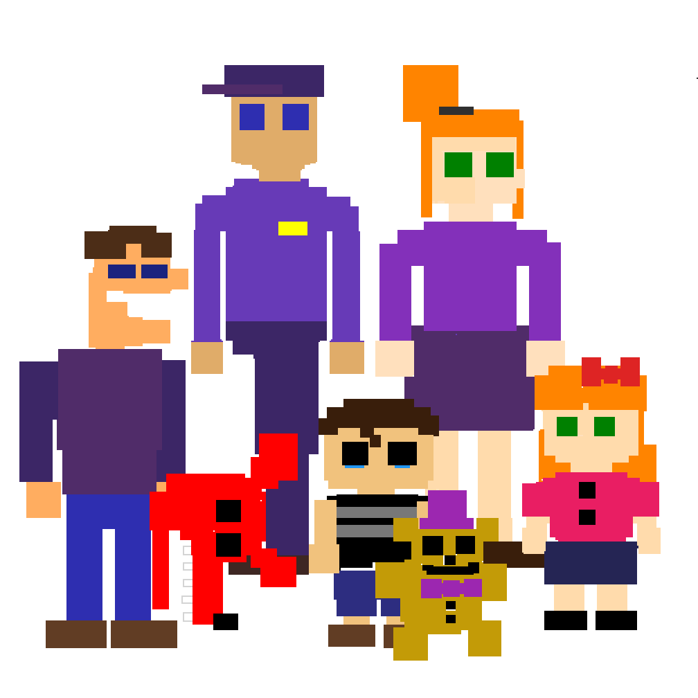 Pixilart - Afton Family Picture by ScaryFan0913