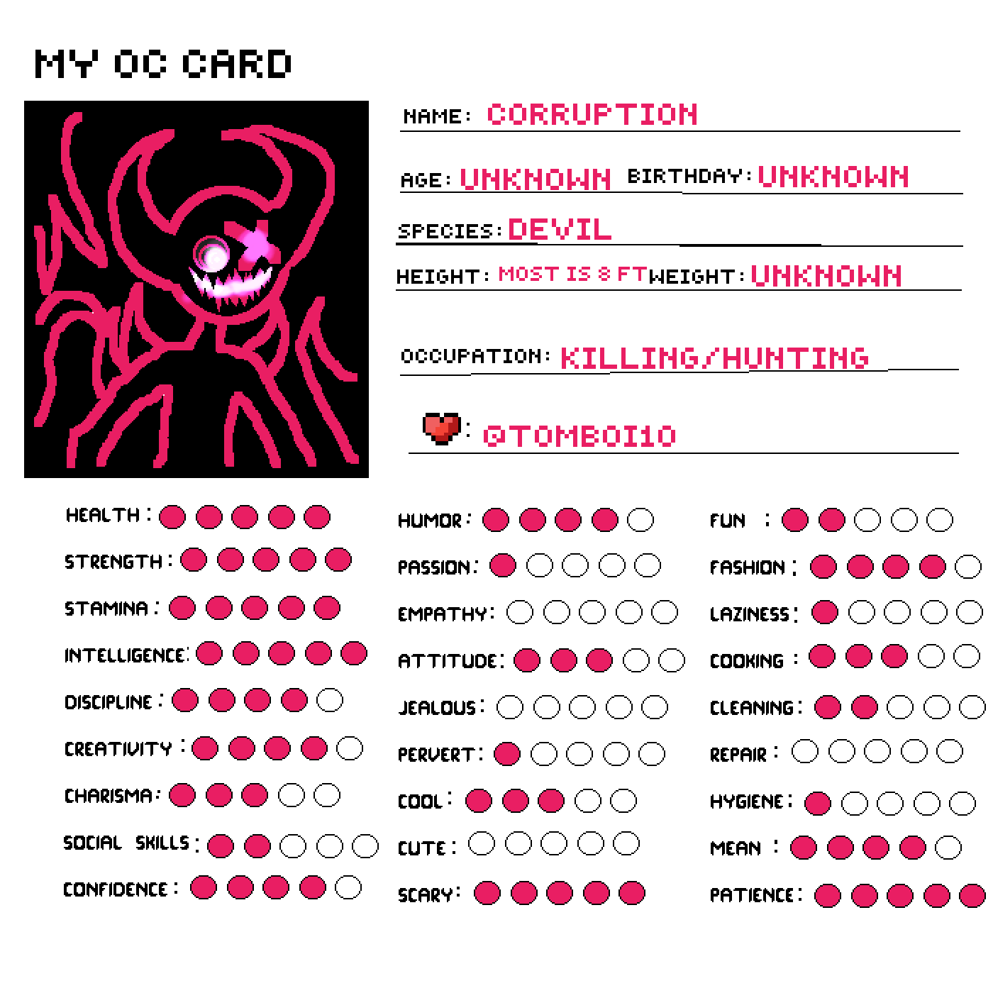 Pixilart - corruption Card by corrupt-devil